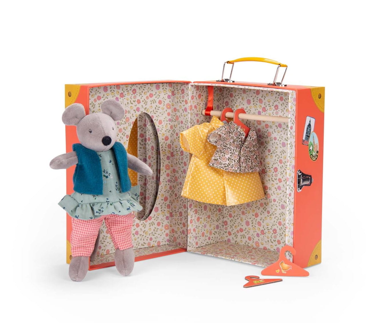 Walizka z garderobą MOULIN ROTY "Myszka Nini" www.domkowa4.pl